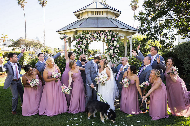 Colorful Oceanside Wedding - Brides & Weddings Magazine