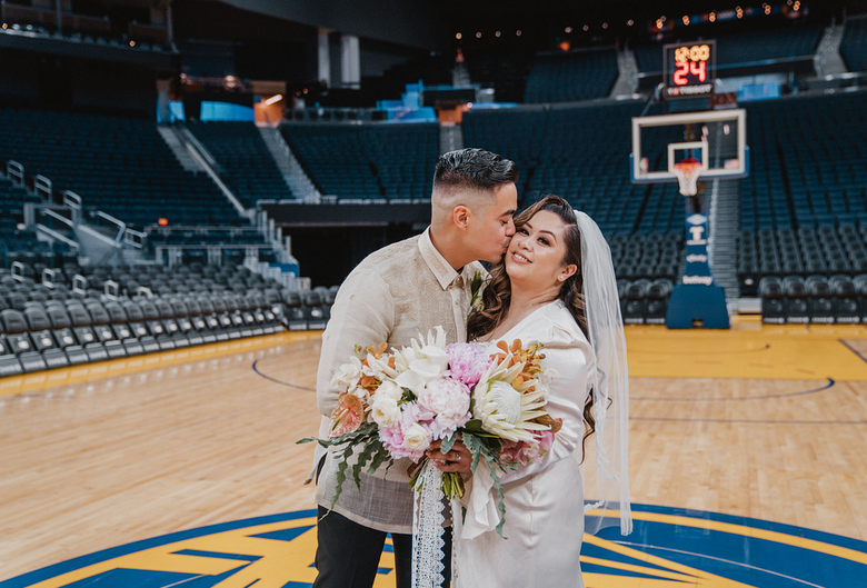 Wedding at the Chase Center - Brides & Weddings Magazine