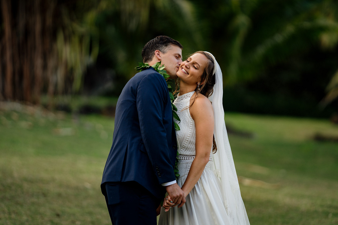 Selema and Brett's Hawaii Wedding - Brides & Weddings Magazine