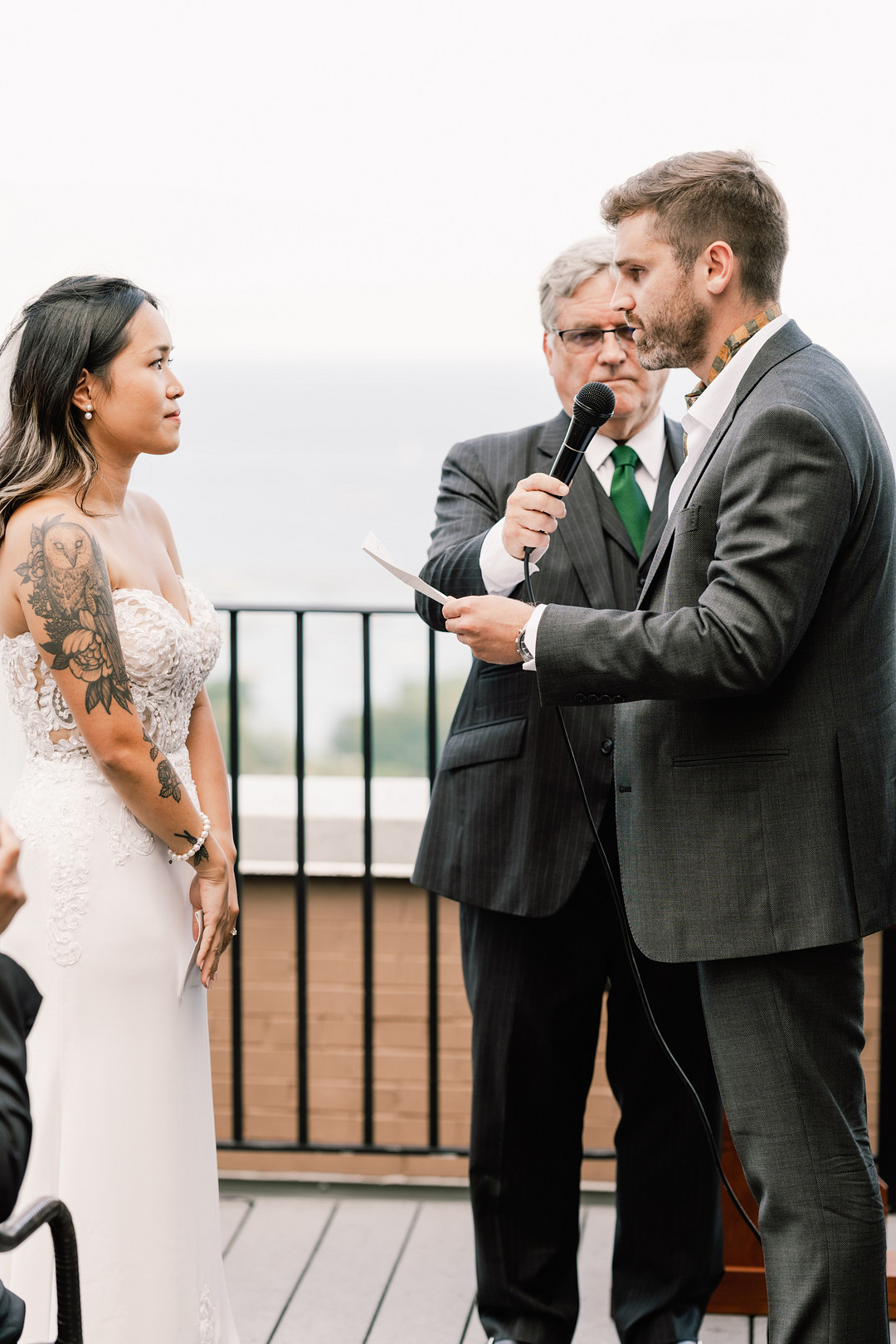 Rachel and James' Chicago Rooftop Wedding - Brides & Weddings Magazine