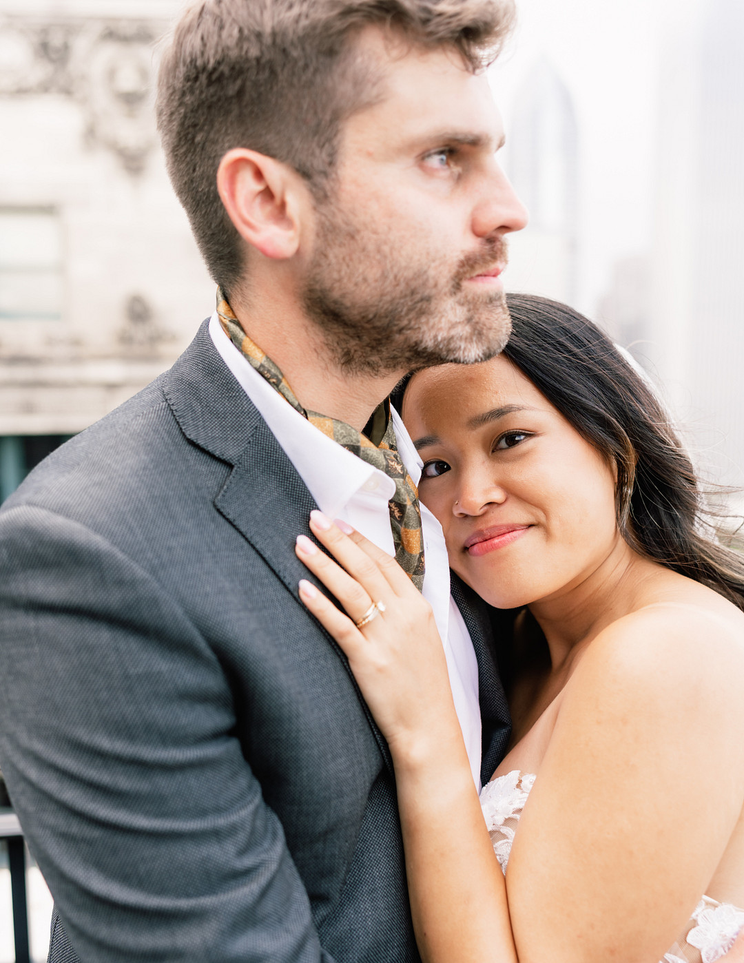 Rachel and James' Chicago Rooftop Wedding - Brides & Weddings Magazine