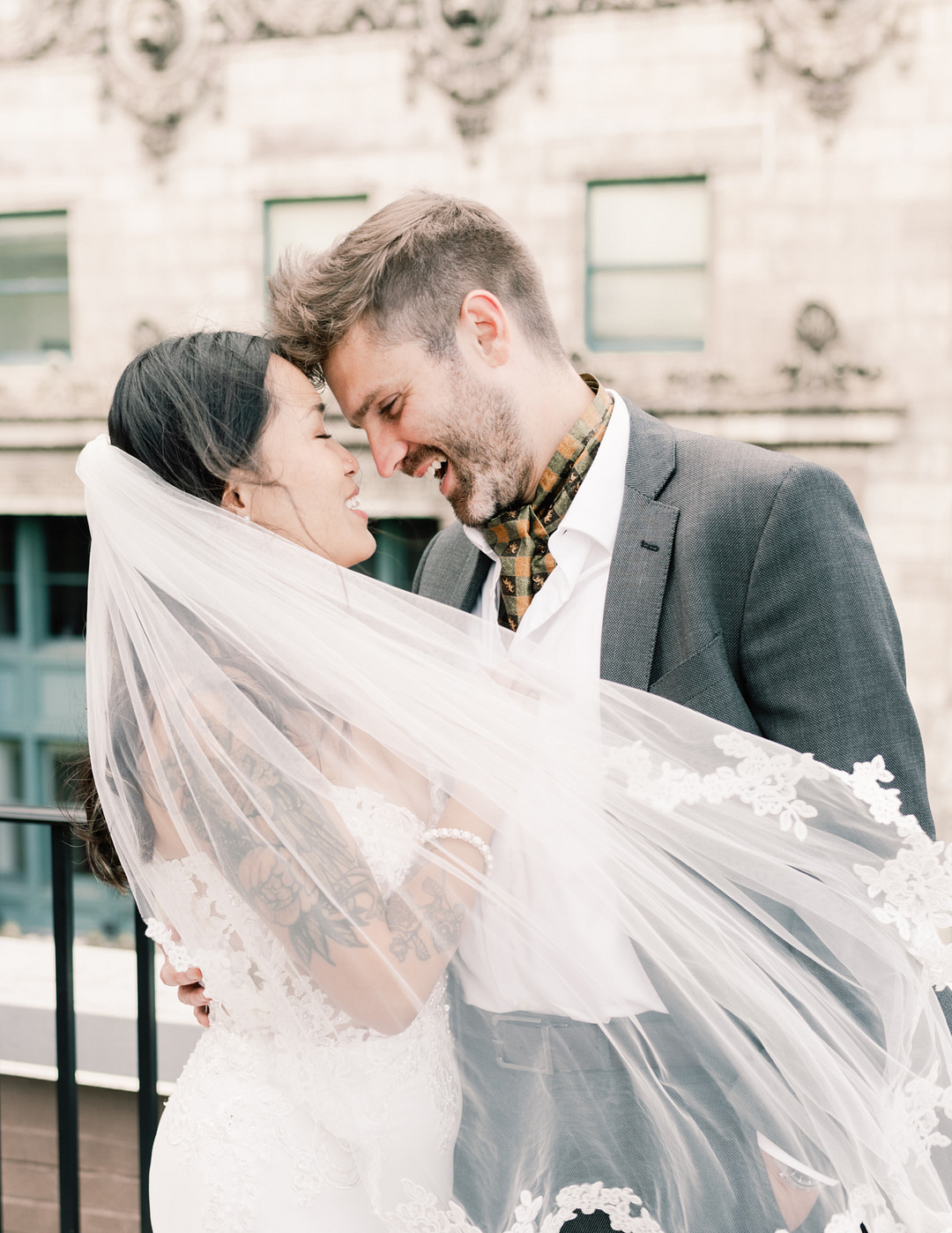 Rachel and James' Chicago Rooftop Wedding - Brides & Weddings Magazine