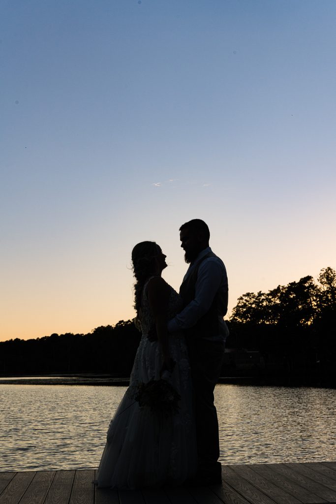 Emily and Dustin's Lake Side Boho DIY Wedding - Brides & Weddings Magazine