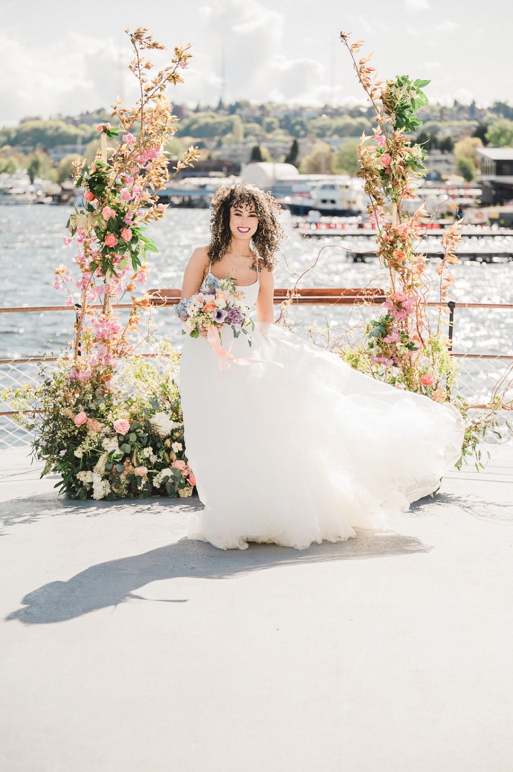 Channelle and Nathaniel's Beautiful and Sunny Boat Wedding - Brides ...