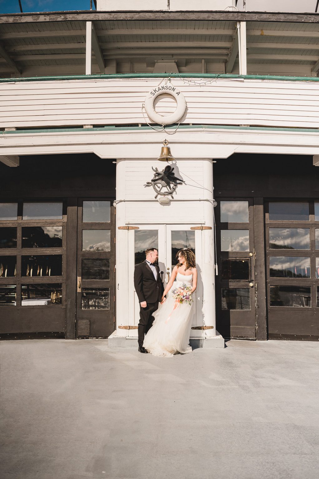 Channelle and Nathaniel's Beautiful and Sunny Boat Wedding - Brides ...