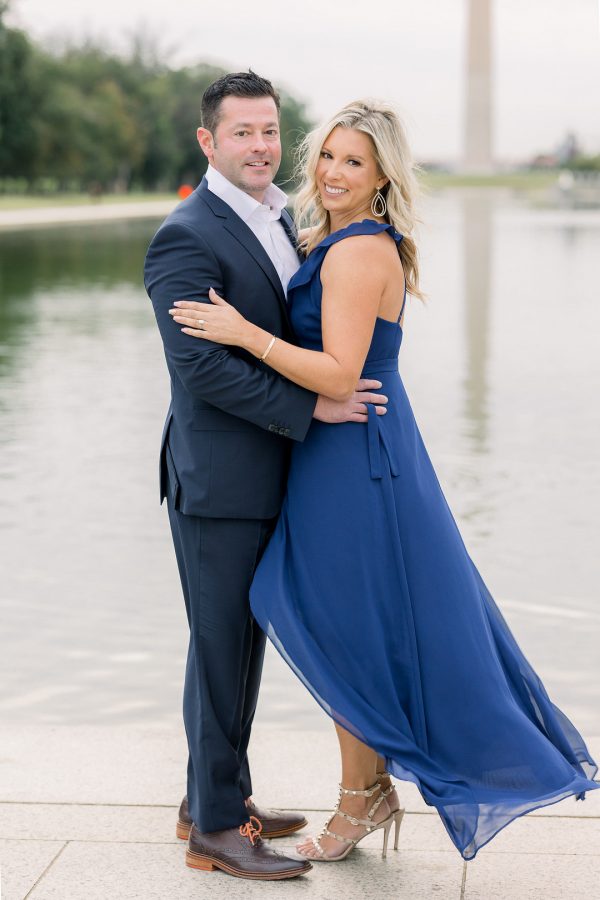 Melissa and Alex's Engagement Session at The Washington Monuments ...