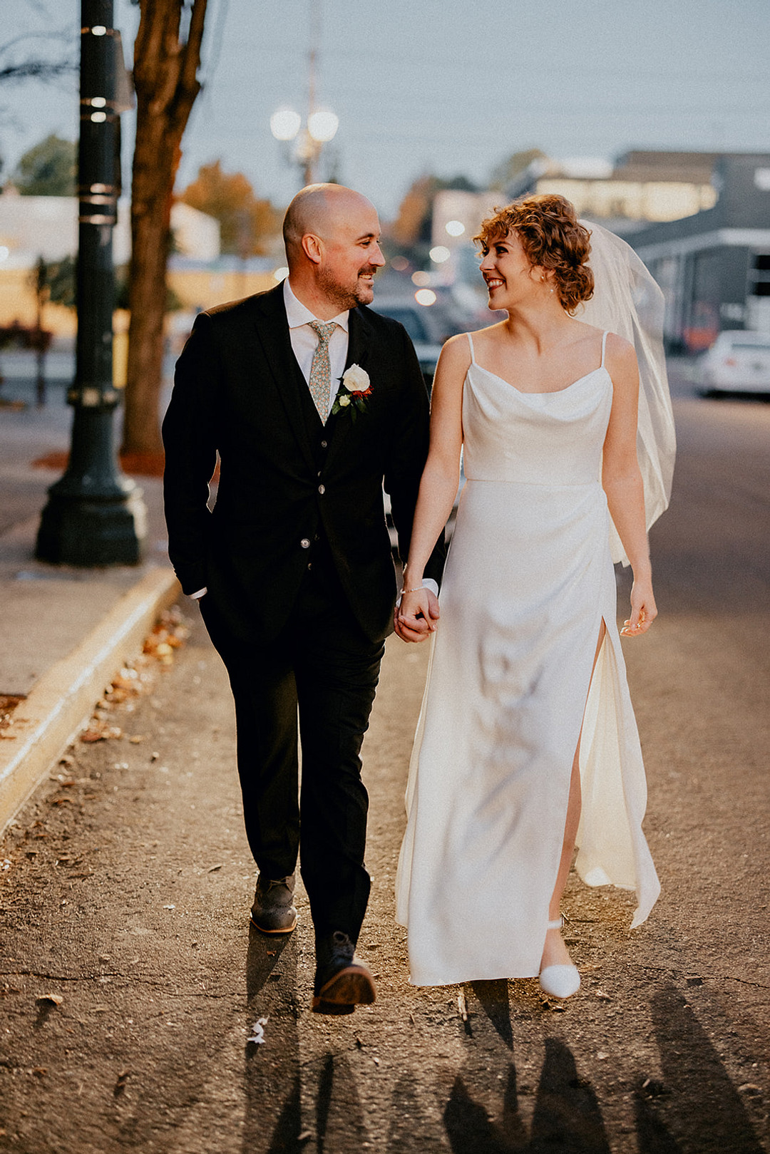 Kayla and Nick's Romantic Urban Wedding - Brides & Weddings Magazine