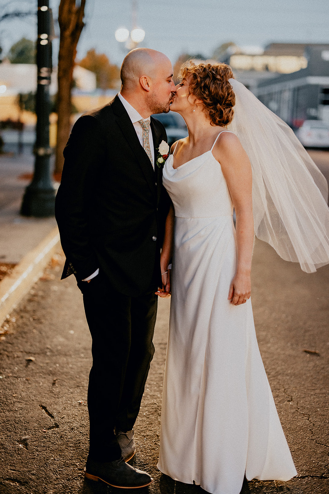 Kayla and Nick's Romantic Urban Wedding - Brides & Weddings Magazine