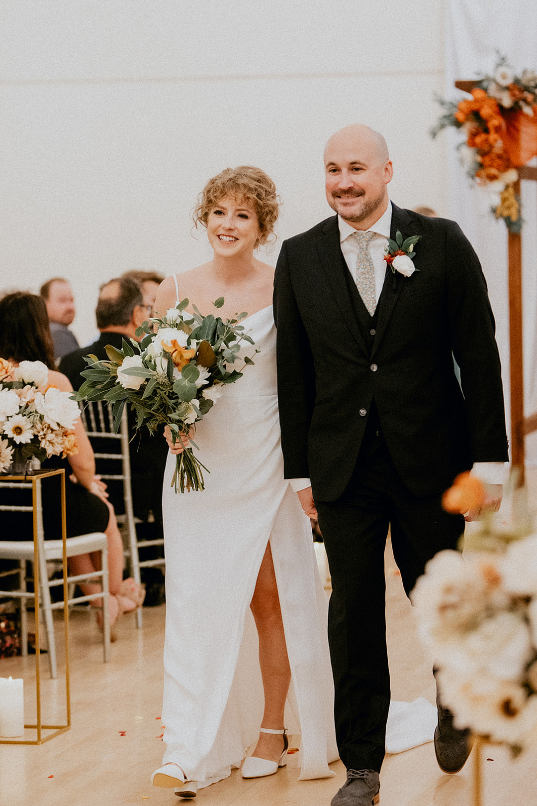 Kayla and Nick's Romantic Urban Wedding - Brides & Weddings Magazine