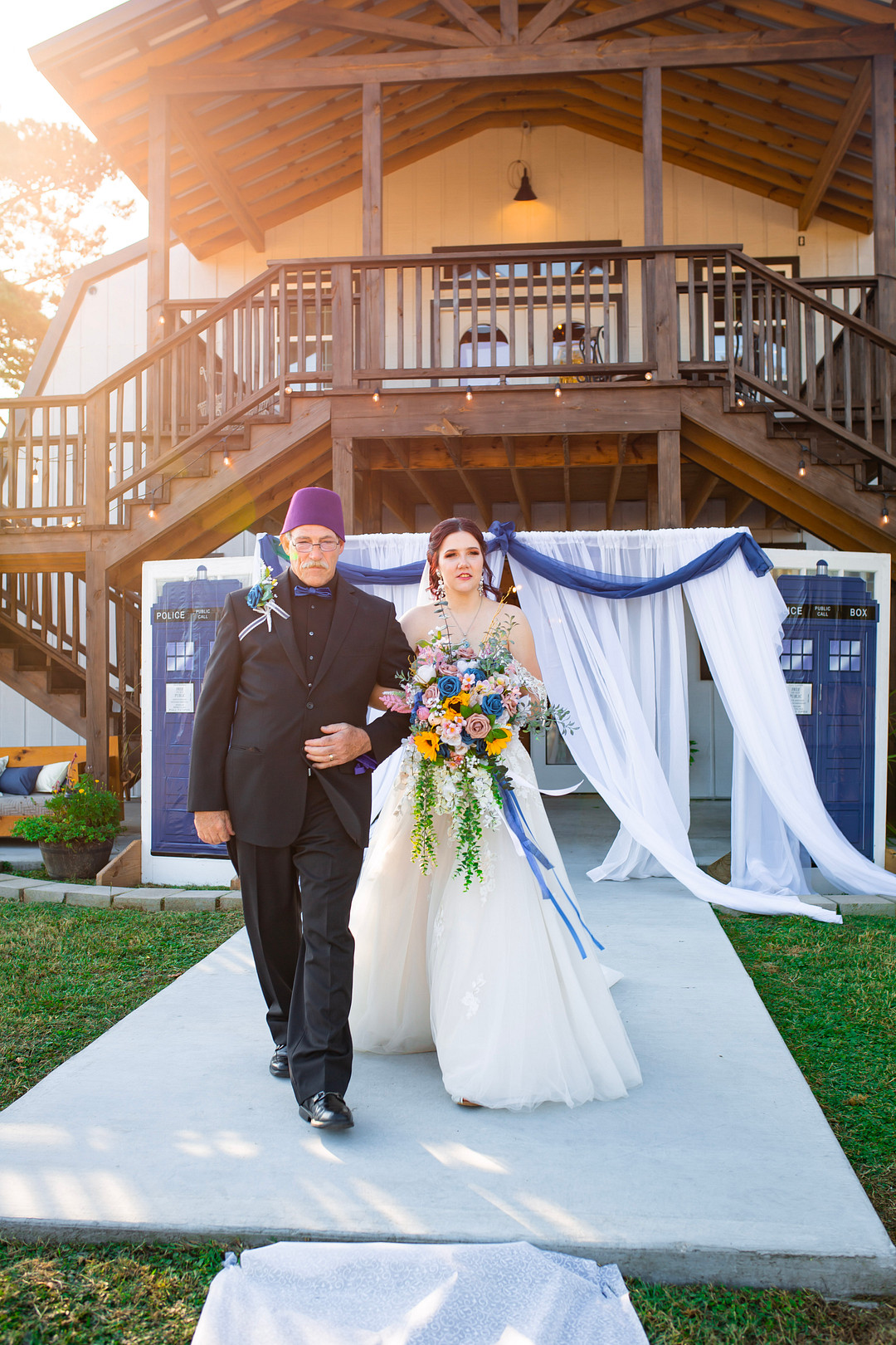 Mars and Josh's Dr Who Themed Barn Wedding - Brides & Weddings Magazine