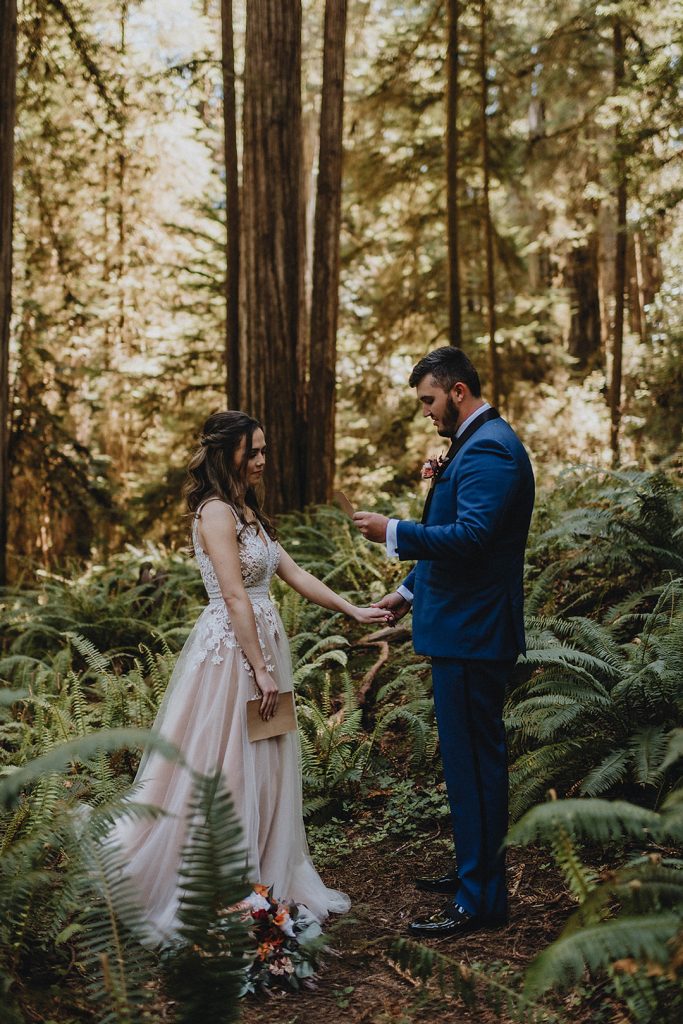 Alyssa and Cody's Intimate Elopement in the Redwoods of Northern California - Brides & Weddings ...
