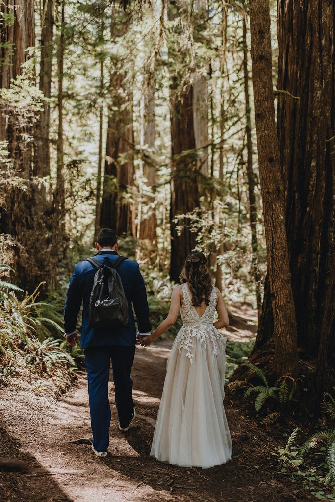 Alyssa and Cody's Intimate Elopement in the Redwoods of Northern California - Brides & Weddings ...