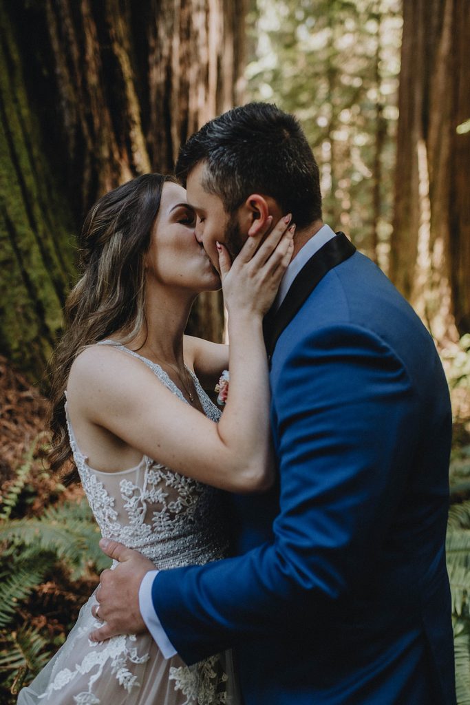 Alyssa and Cody's Intimate Elopement in the Redwoods of Northern California - Brides & Weddings ...