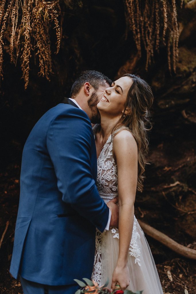 Alyssa and Cody's Intimate Elopement in the Redwoods of Northern California - Brides & Weddings ...