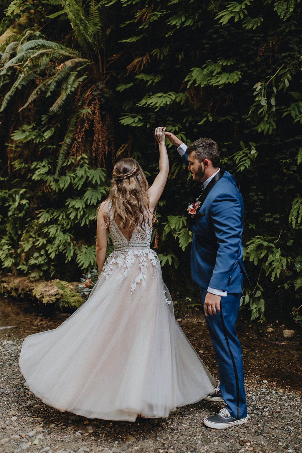 Alyssa and Cody's Intimate Elopement in the Redwoods of Northern California - Brides & Weddings ...