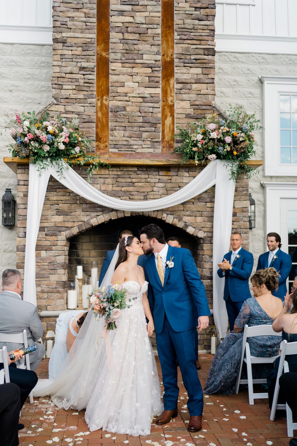 Cassandra and Matthew's Garden Inspired Ryland Inn Wedding - Brides ...