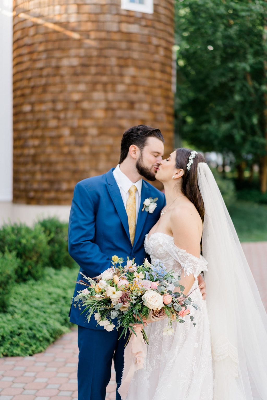 Cassandra and Matthew's Garden Inspired Ryland Inn Wedding - Brides ...