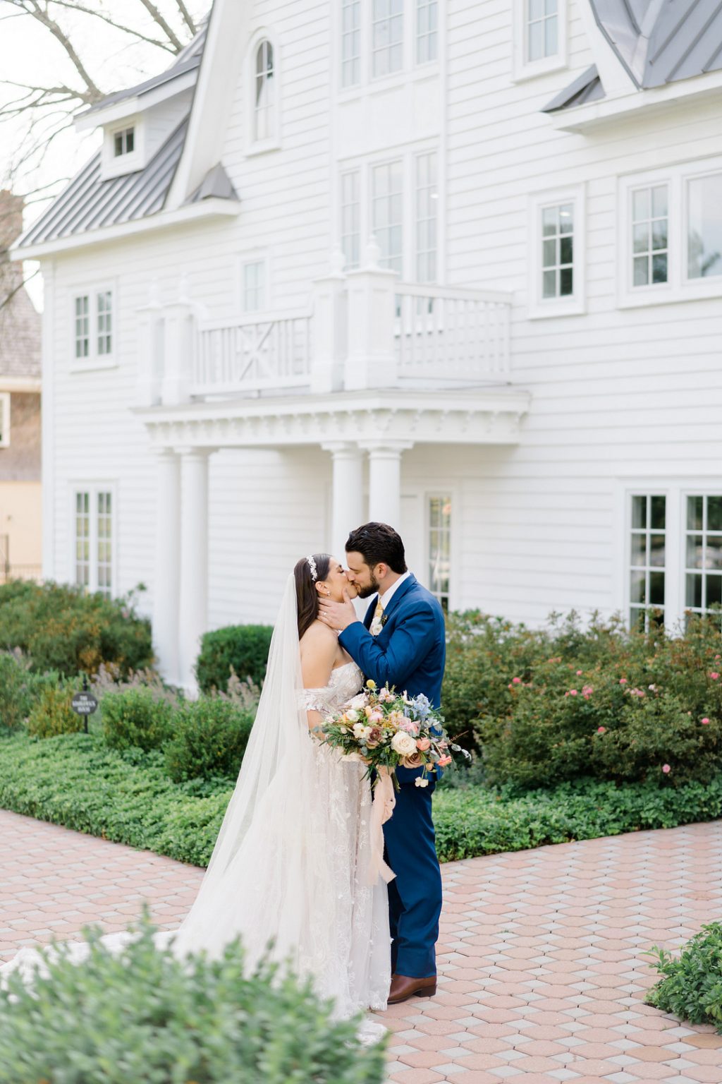 Cassandra and Matthew's Garden Inspired Ryland Inn Wedding - Brides ...