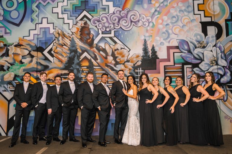 Ashlee and Evyn's Modern Wedding in Museum of Nature and Science ...