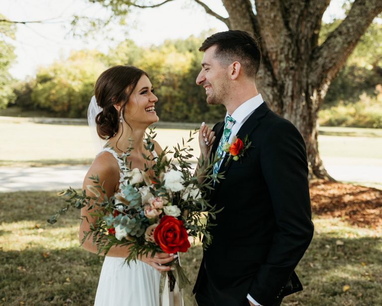 Molly and Jake's Intimate Outdoor Wedding in Nashville - Brides ...