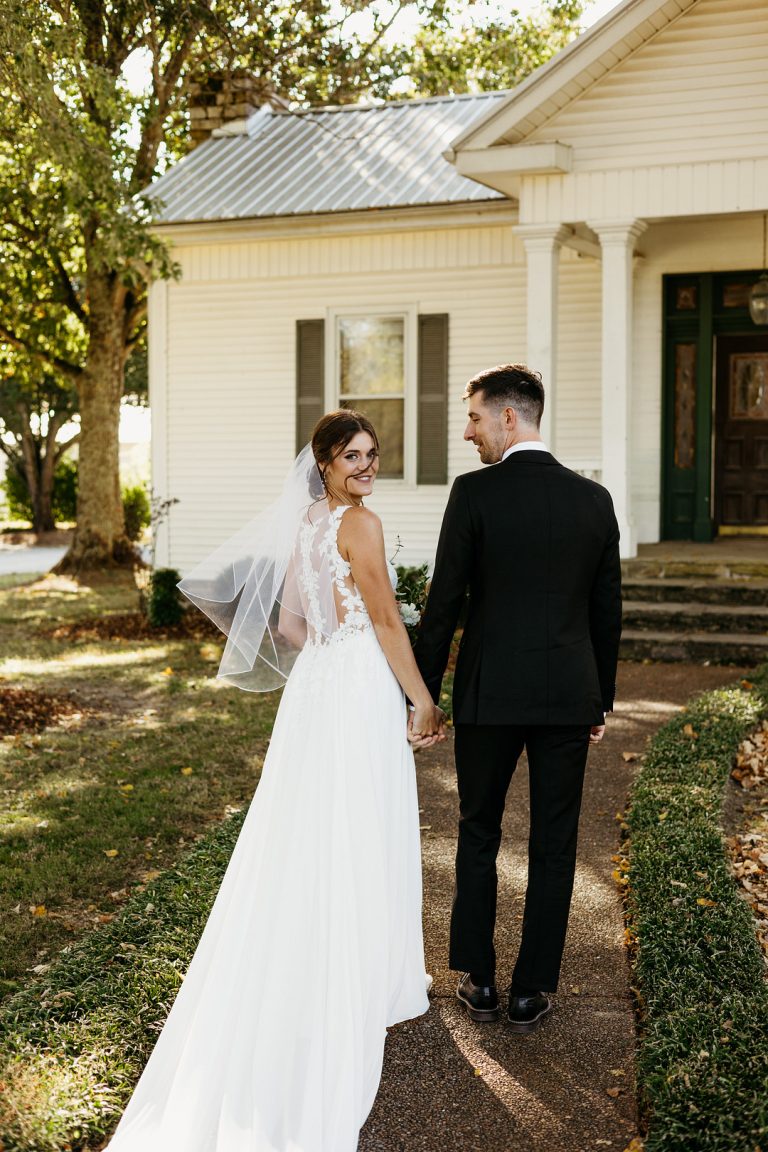 Molly and Jake's Intimate Outdoor Wedding in Nashville - Brides ...