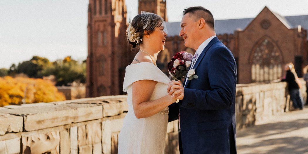 Tara and Matt's Architectural Wedding at the Empire State Plaza ...