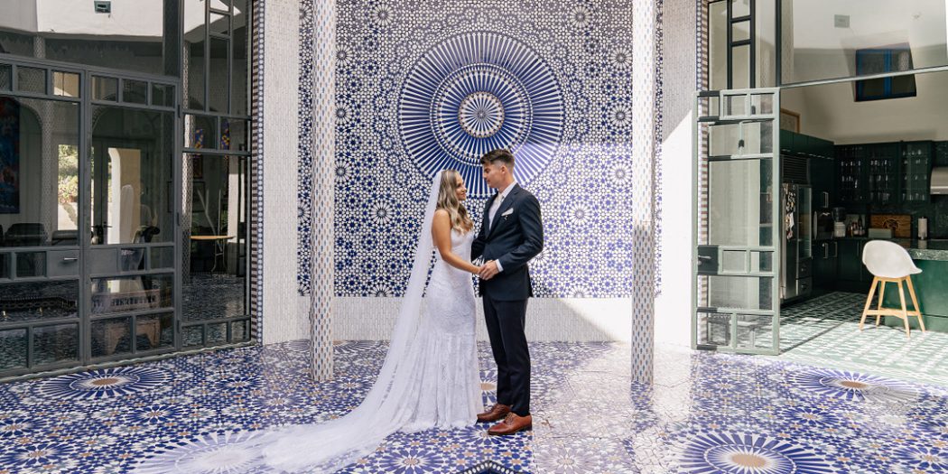 Alona and David's Modern Day Art Deco Wedding - Brides & Weddings Magazine