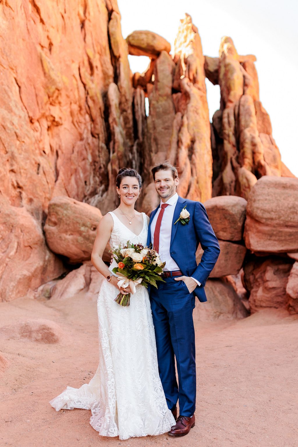Lexi and Stephen's Intimate Wedding at Colorado Springs - Brides ...