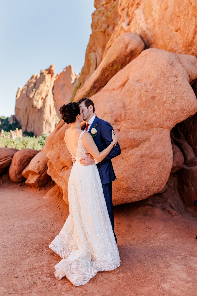 Lexi and Stephen's Intimate Wedding at Colorado Springs - Brides ...