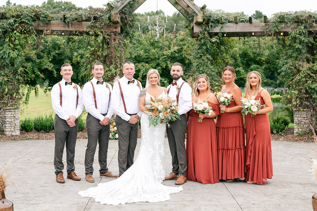 Alyssa and Isaac's Boho Wedding at Howe Farms Apple Barn - Brides ...