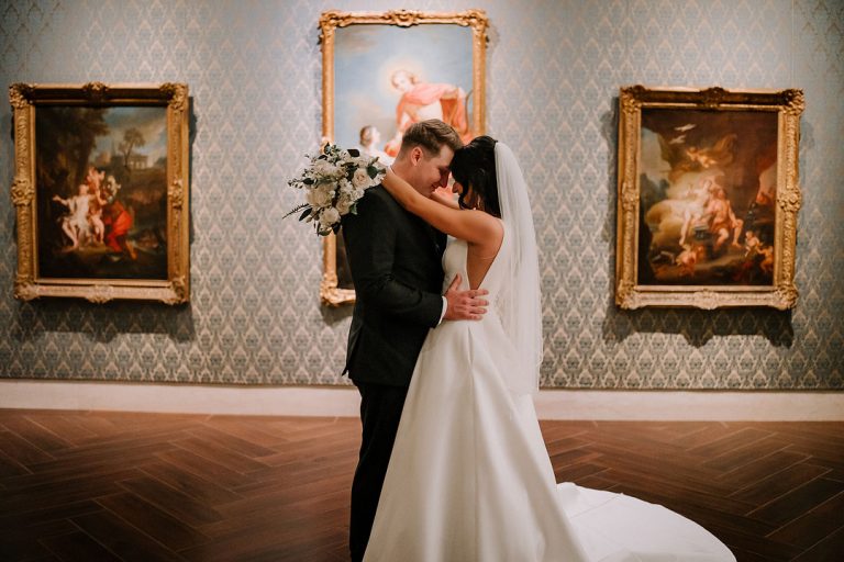 Nicole and Adam's Classic and Timeless Museum Wedding - Brides ...