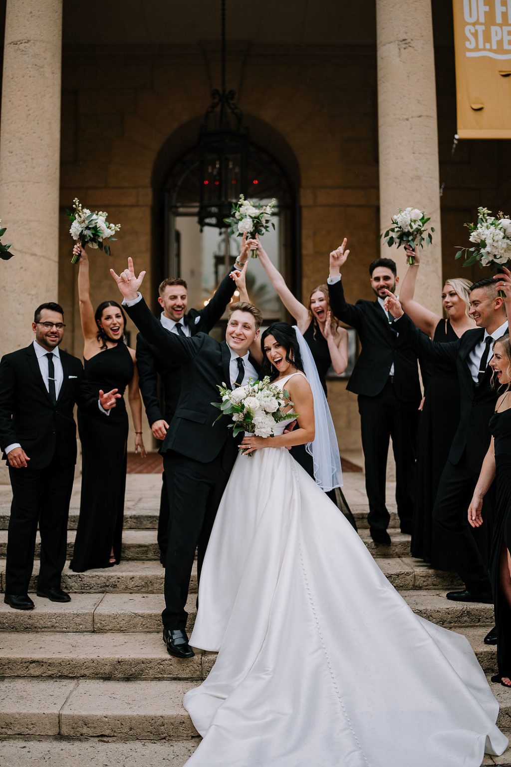 Nicole and Adam's Classic and Timeless Museum Wedding - Brides ...