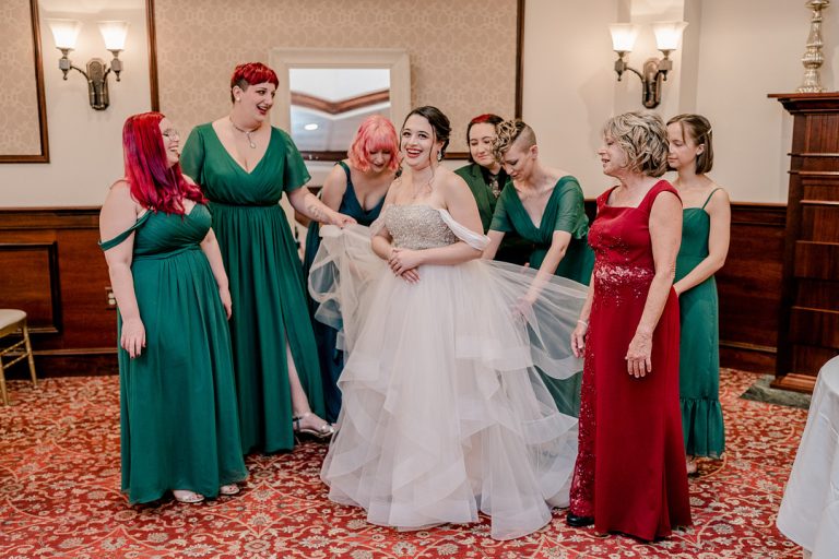 Melissa and Willoughby's Jewel-Toned Fall Wedding at Manor Country Club ...