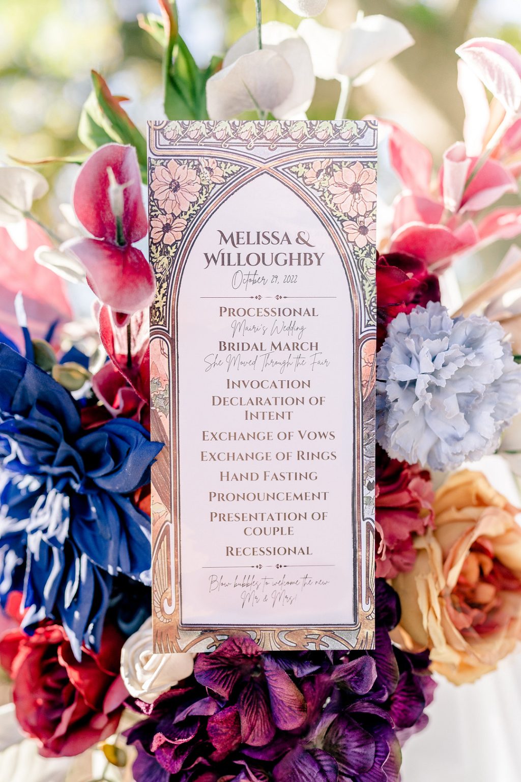Melissa and Willoughby's Jewel-Toned Fall Wedding at Manor Country Club ...