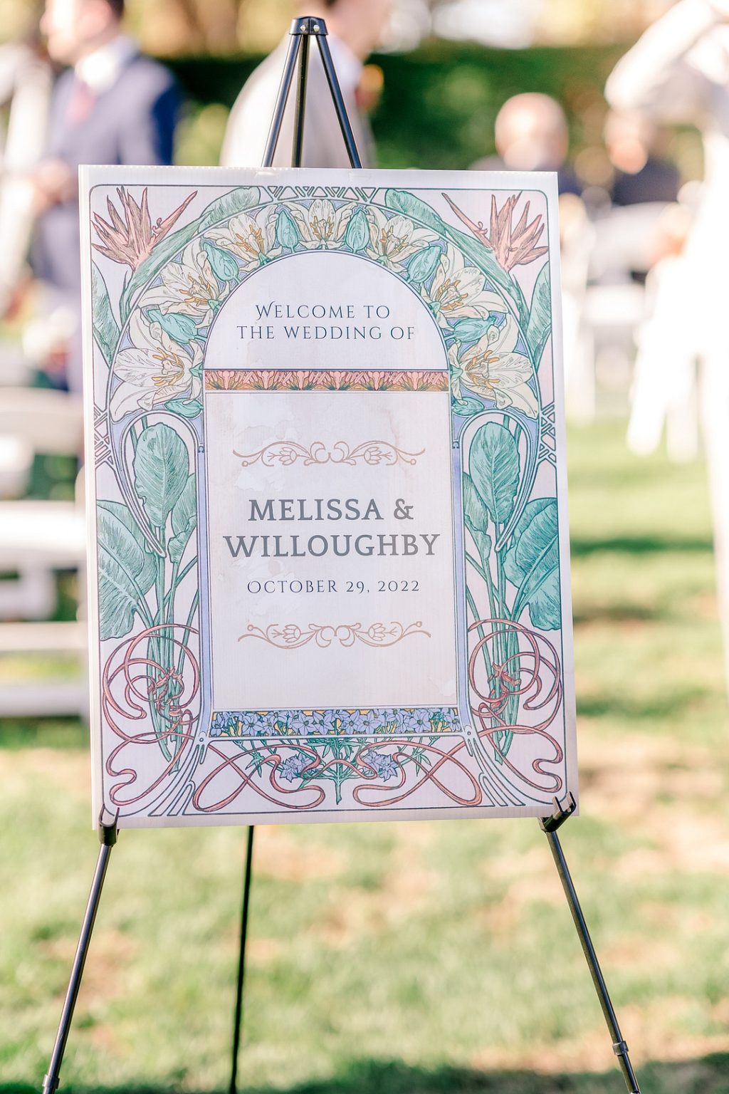 Melissa and Willoughby's Jewel-Toned Fall Wedding at Manor Country Club ...