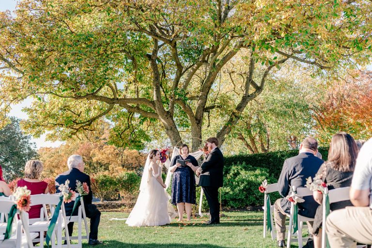 Melissa and Willoughby's Jewel-Toned Fall Wedding at Manor Country Club ...