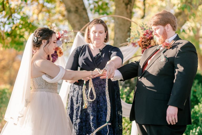 Melissa and Willoughby's Jewel-Toned Fall Wedding at Manor Country Club ...