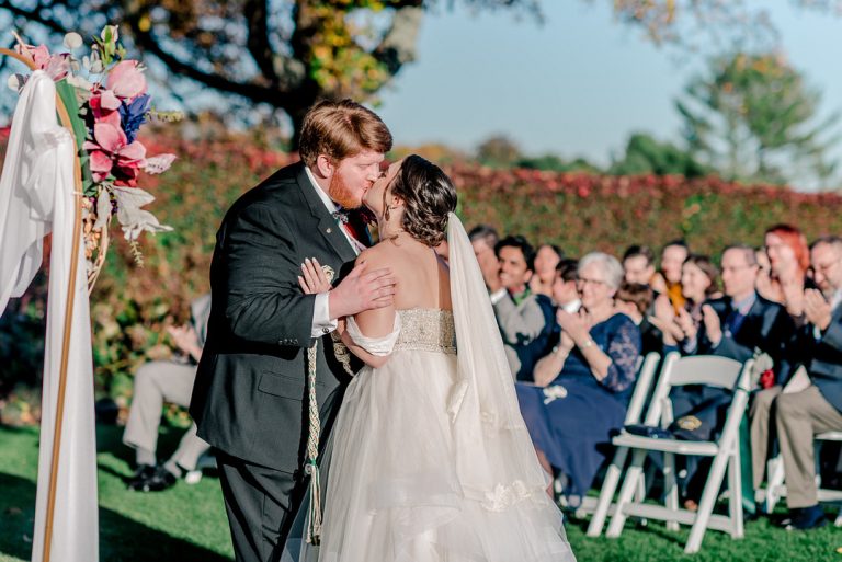 Melissa and Willoughby's Jewel-Toned Fall Wedding at Manor Country Club ...