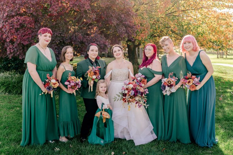 Melissa and Willoughby's Jewel-Toned Fall Wedding at Manor Country Club ...