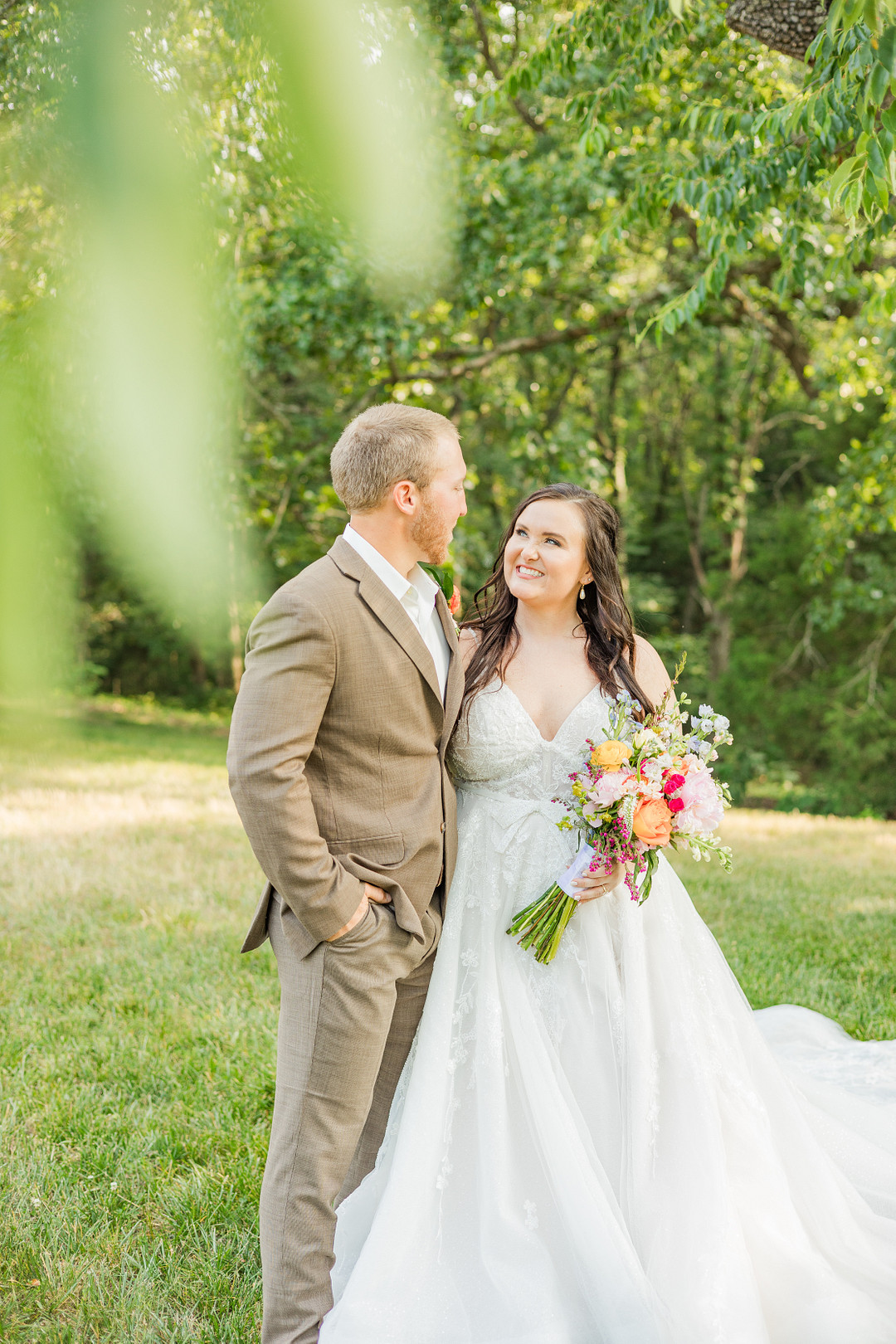Torie and Samuel's Colorful Southern June Wedding - Brides & Weddings ...