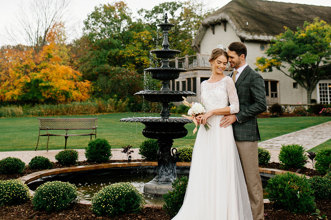 Classical Romance Styled Shoot with a Corvette - Brides & Weddings Magazine