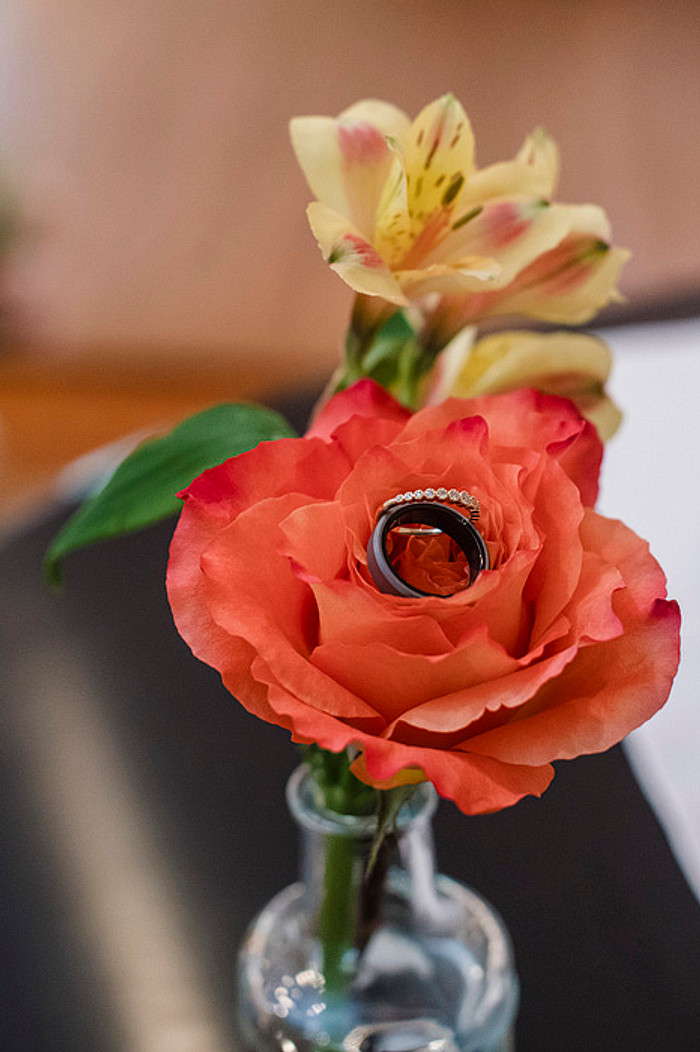 Miranda and Jamie's Wildflower Wedding at Buchanan Hall - Brides ...