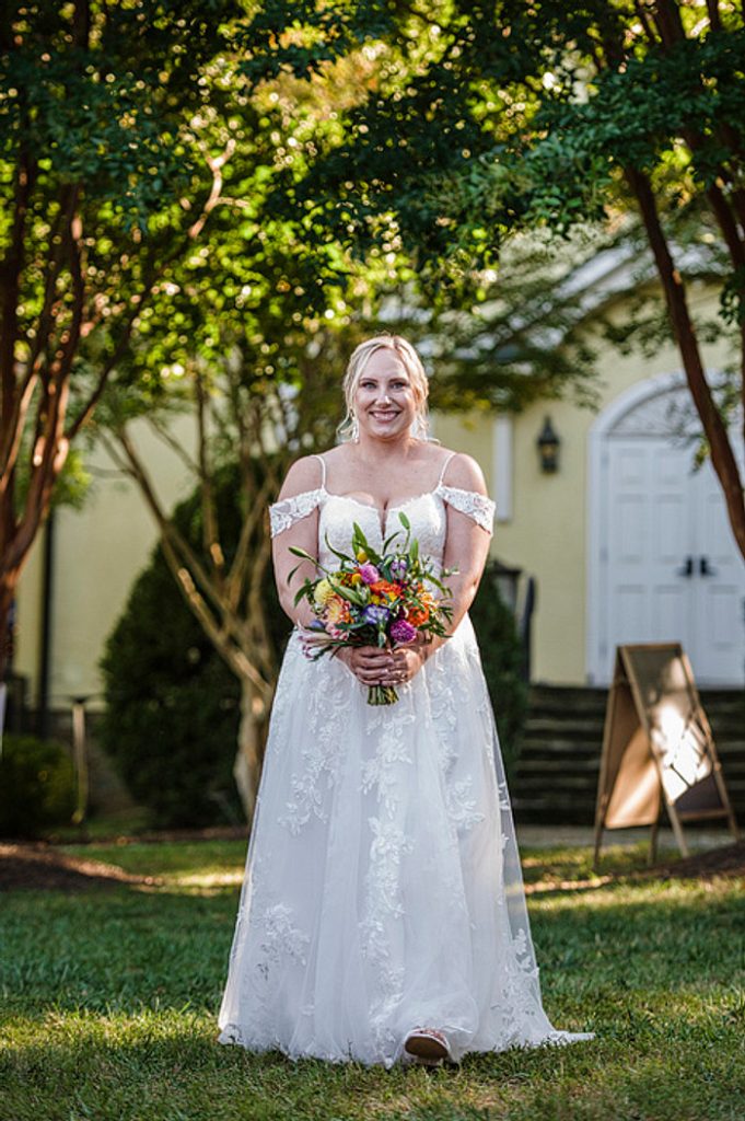 Miranda and Jamie's Wildflower Wedding at Buchanan Hall - Brides ...
