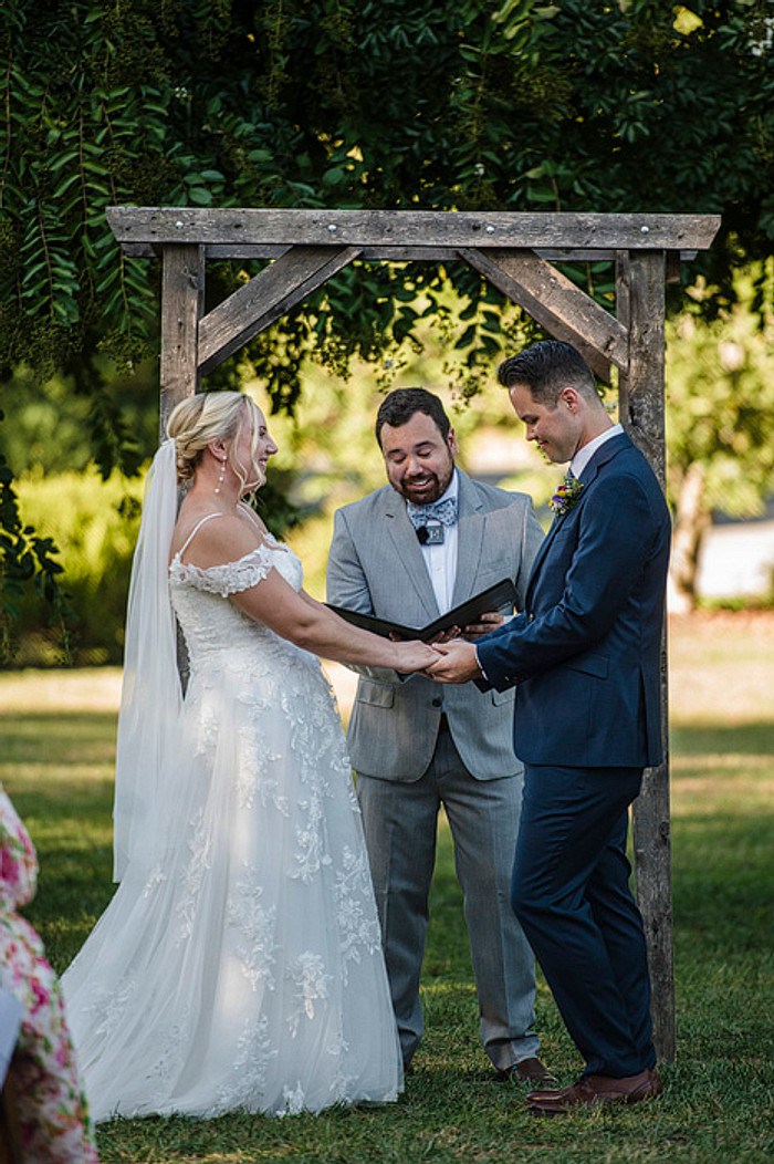 Miranda and Jamie's Wildflower Wedding at Buchanan Hall - Brides ...