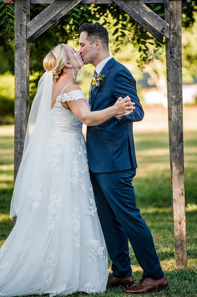 Miranda and Jamie's Wildflower Wedding at Buchanan Hall - Brides ...