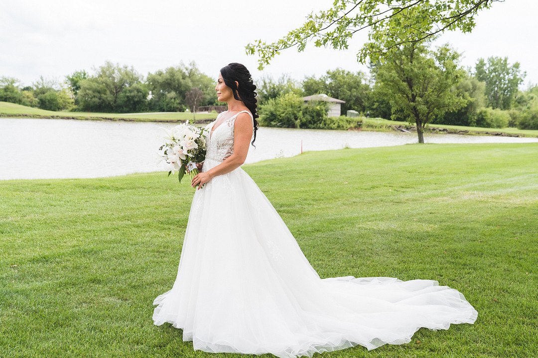 Lia and Nick's Intimate Country Club Wedding - Brides & Weddings Magazine