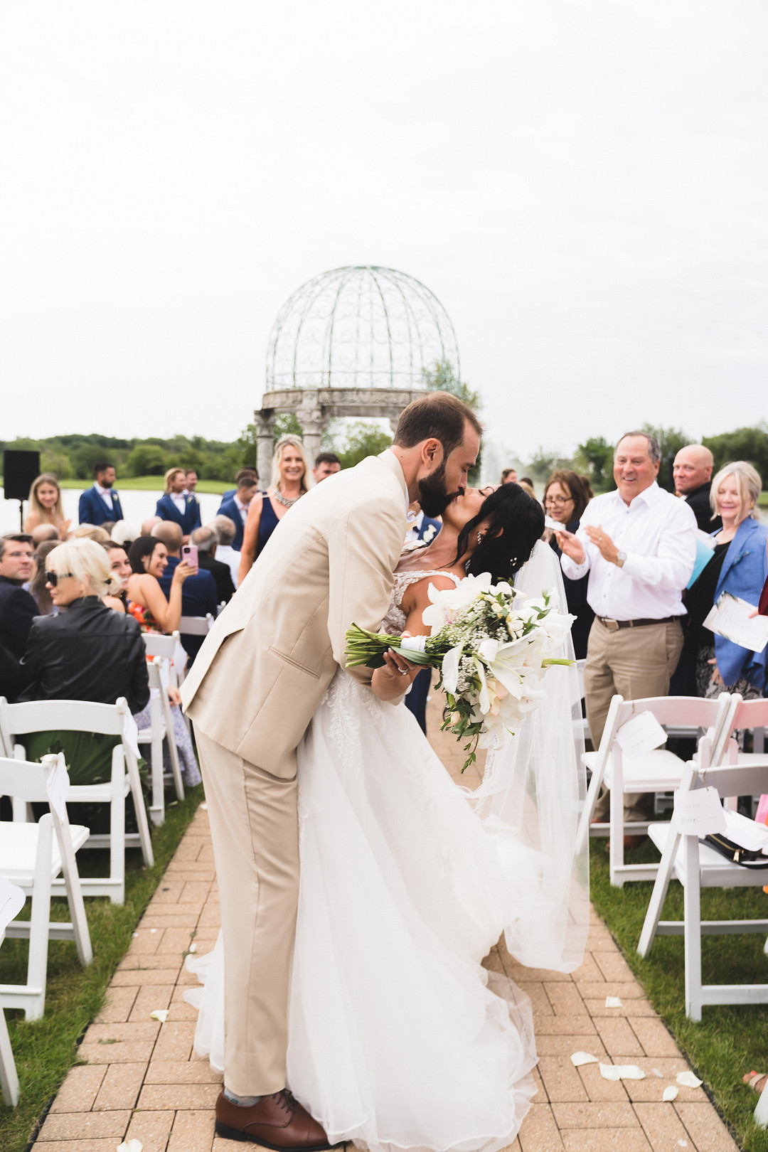 Lia and Nick's Intimate Country Club Wedding - Brides & Weddings Magazine