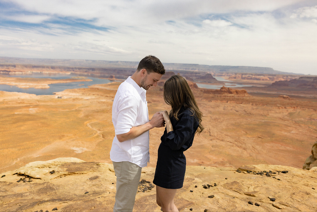 Hannah and Zachary's Helicopter Proposal at Amangiri - Brides ...