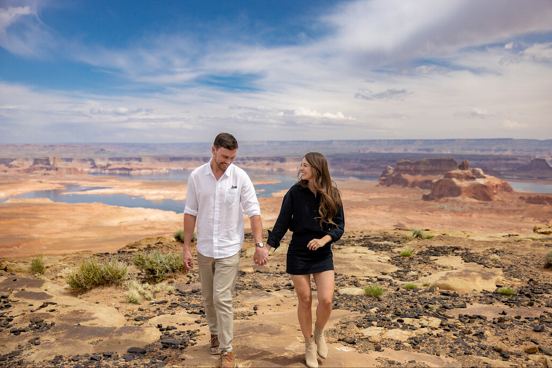 Hannah and Zachary's Helicopter Proposal at Amangiri - Brides ...