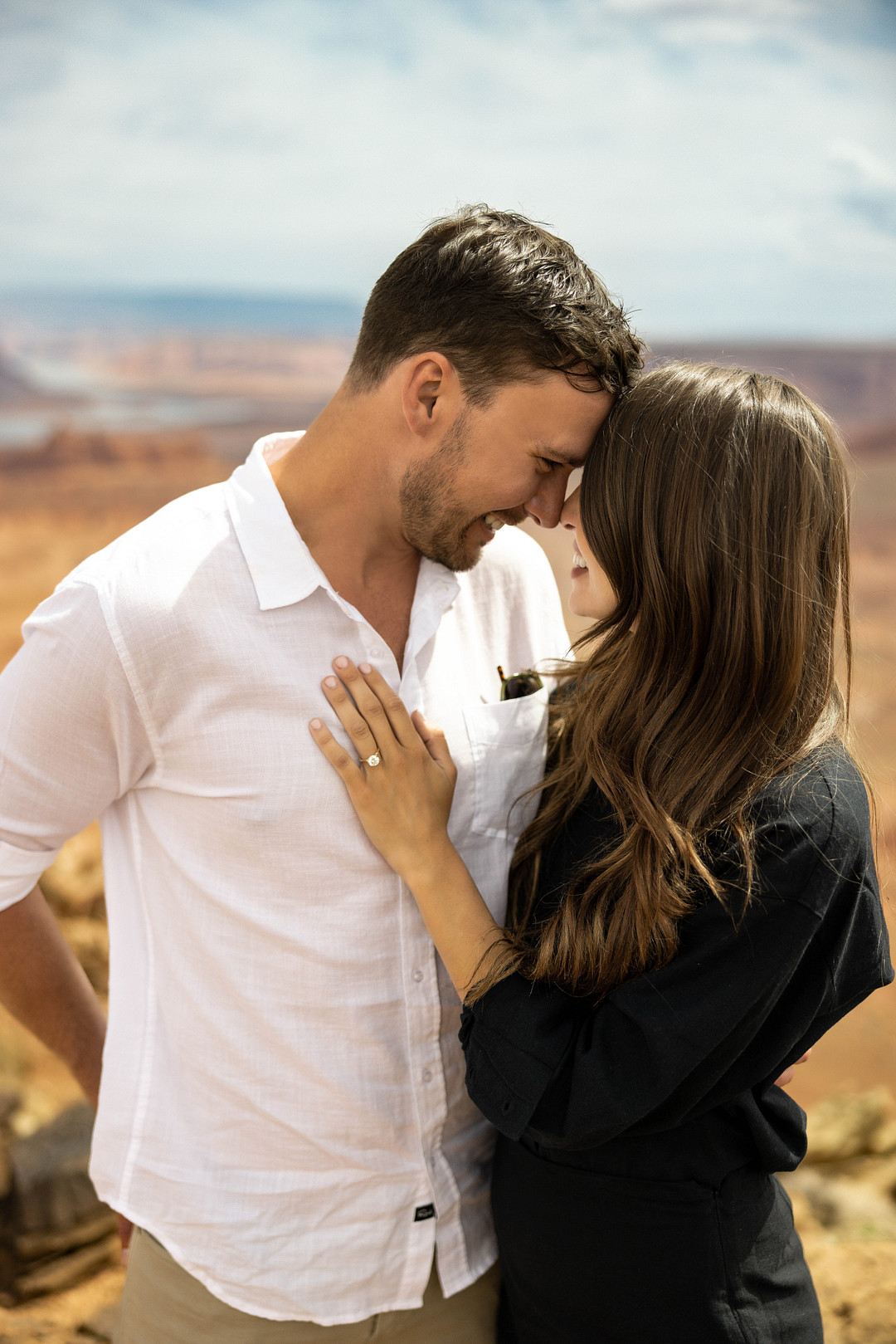 Hannah and Zachary's Helicopter Proposal at Amangiri - Brides ...